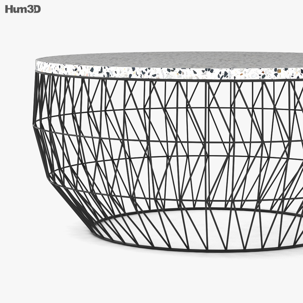 Bend Goods Coffee table 3D model - Download in MAX, OBJ, FBX, C4D