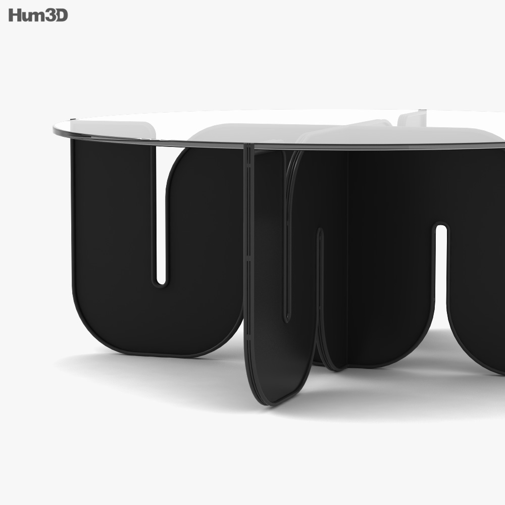 Bend Goods Wave Table 3D model - Download in MAX, OBJ, FBX, C4D
