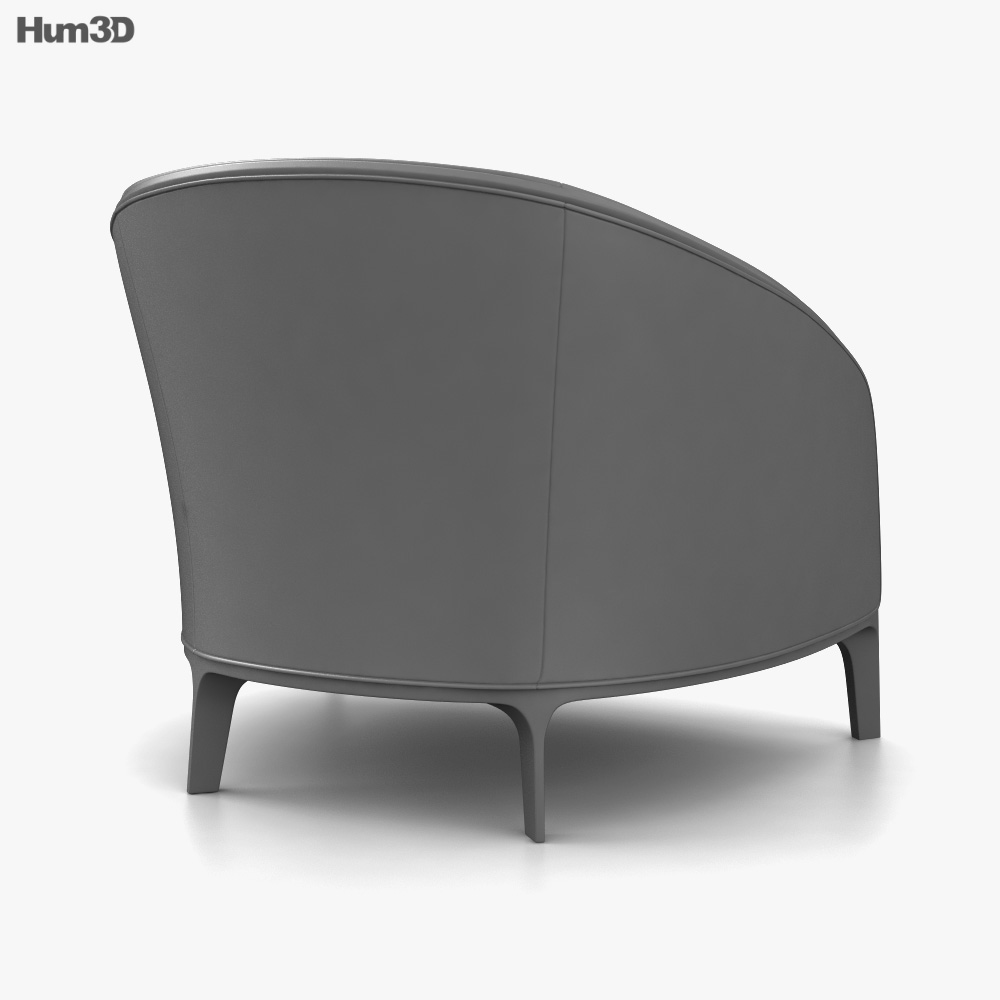 Bernhardt Design Catherine Armchair 3D model - Download in MAX, OBJ ...