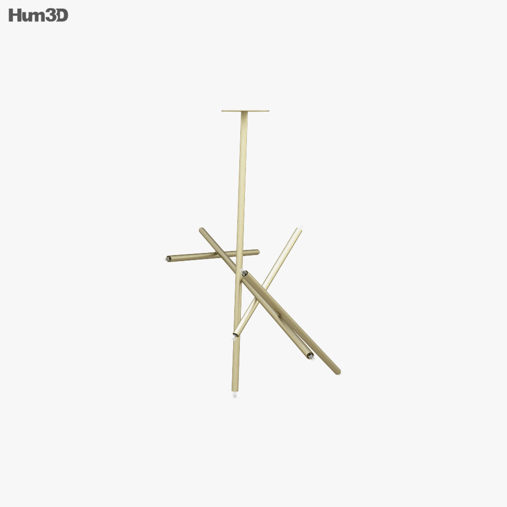 Billy Cotton Pick UP 5 Stick Vertical Chandelier 3D model - Download in ...