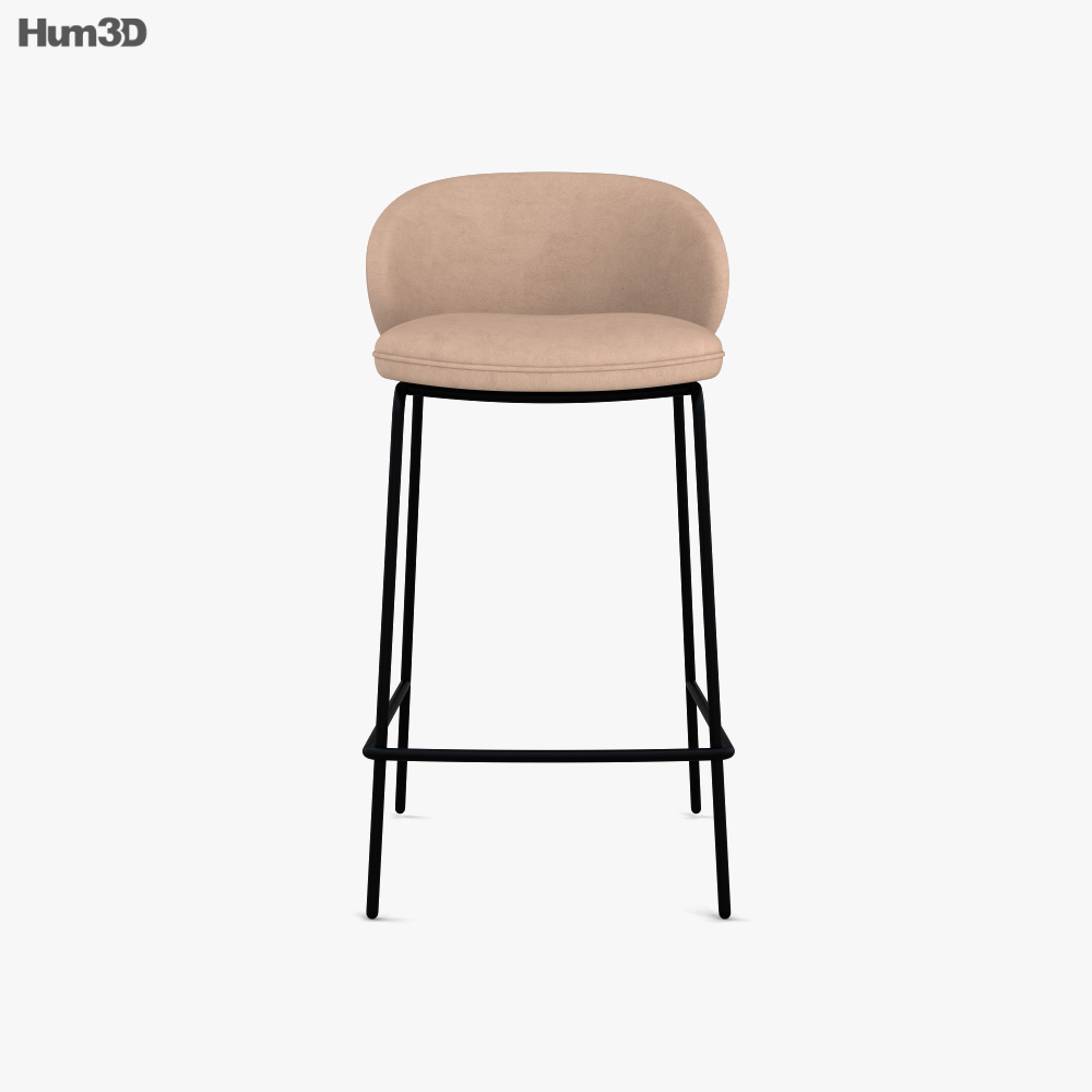 BoConcept Princeton Bar stool 3D model - Download in MAX, OBJ, FBX, C4D