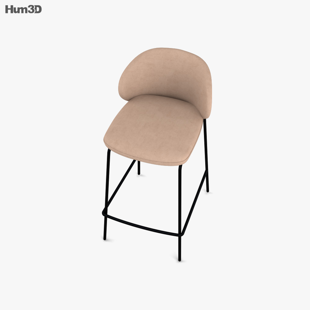 BoConcept Princeton Bar stool 3D model - Download in MAX, OBJ, FBX, C4D