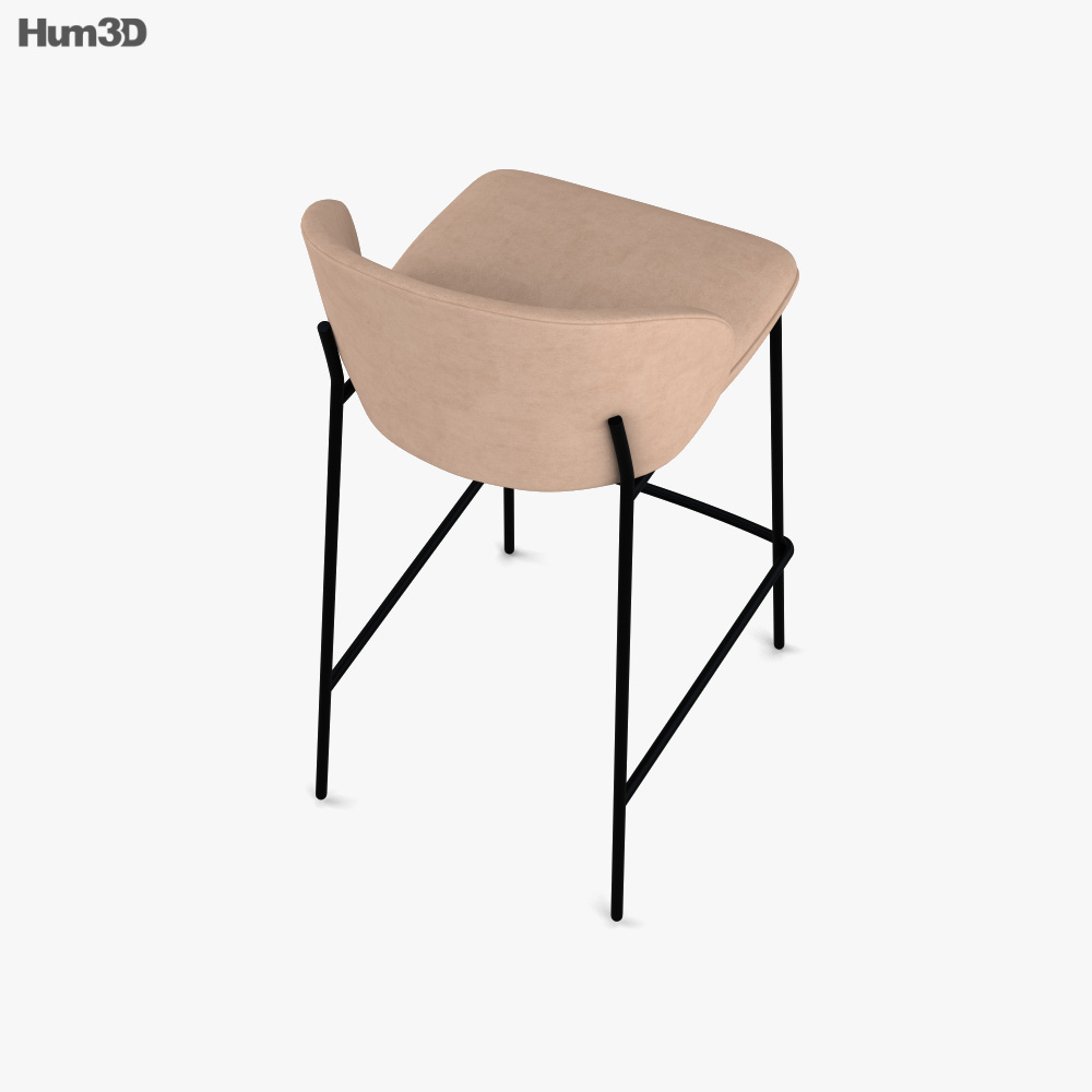 BoConcept Princeton Bar stool 3D model - Download in MAX, OBJ, FBX, C4D