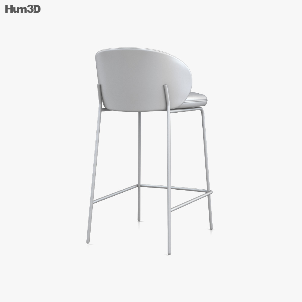 BoConcept Princeton Bar stool 3D model - Download in MAX, OBJ, FBX, C4D