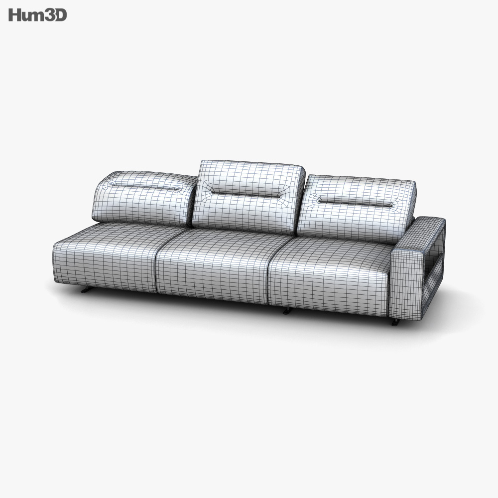 BoConcept Hampton Sofa 3D model - Download in MAX, OBJ, FBX, C4D