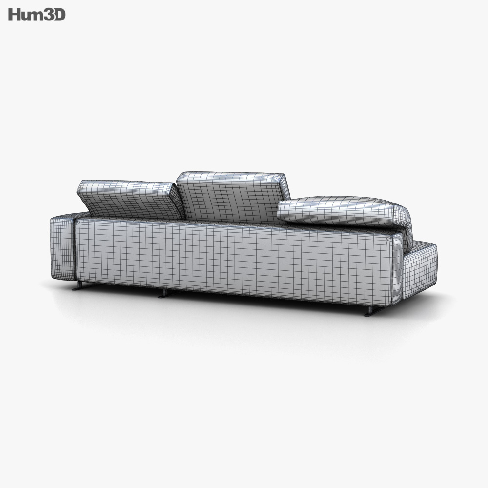BoConcept Hampton Sofa 3D model - Download in MAX, OBJ, FBX, C4D