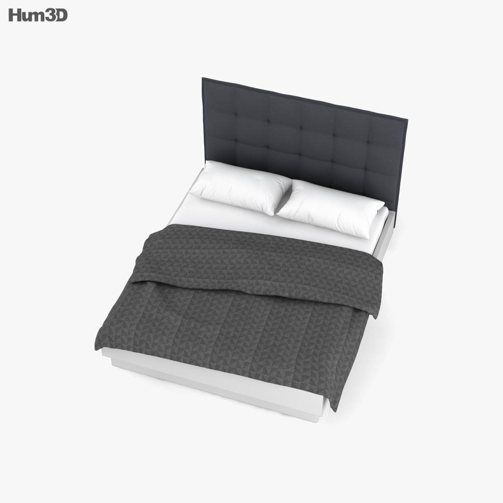 BoConcept Lugano Storage Bed 3D model - Download in MAX, OBJ, FBX, C4D