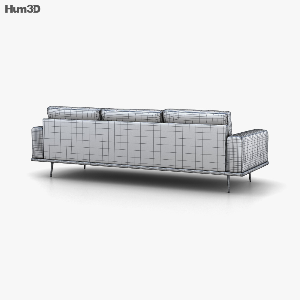 BoConcept Carlton Sofa 3D model - Download in MAX, OBJ, FBX, C4D