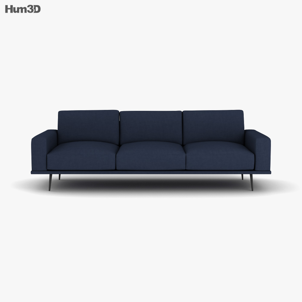 BoConcept Carlton Sofa 3D model - Download in MAX, OBJ, FBX, C4D