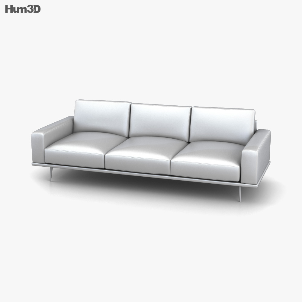 BoConcept Carlton Sofa 3D model - Download in MAX, OBJ, FBX, C4D