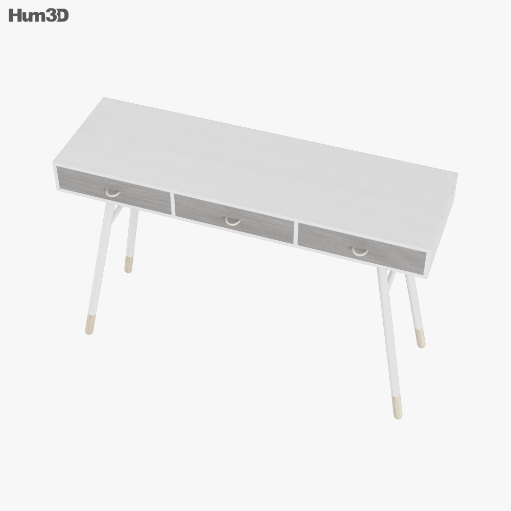 BoConcept Cupertino Console table 3D model - Download in MAX, OBJ, FBX, C4D