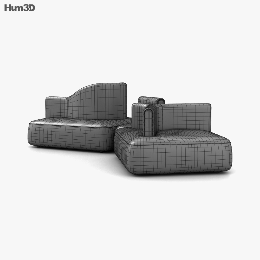 BoConcept Ottawa Sofa 3D model - Download in MAX, OBJ, FBX, C4D