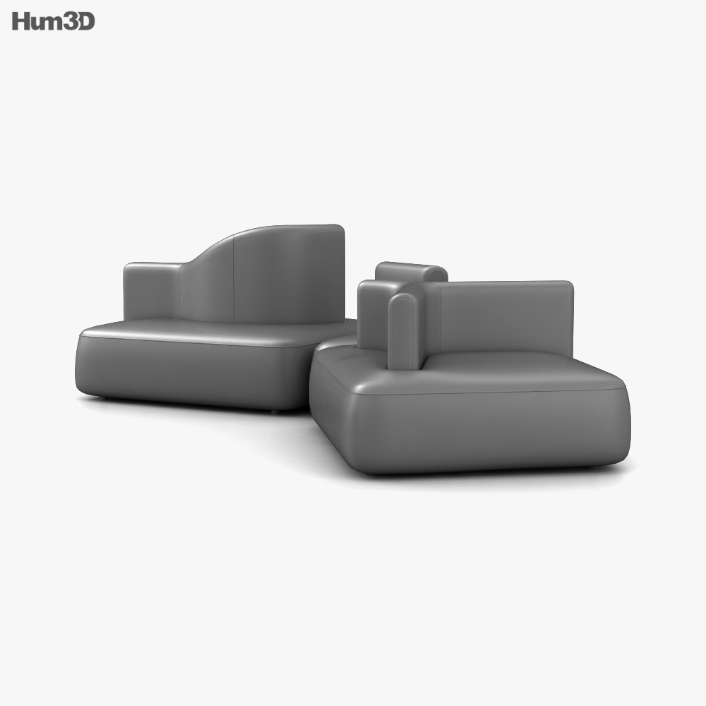 BoConcept Ottawa Sofa 3D model - Download in MAX, OBJ, FBX, C4D
