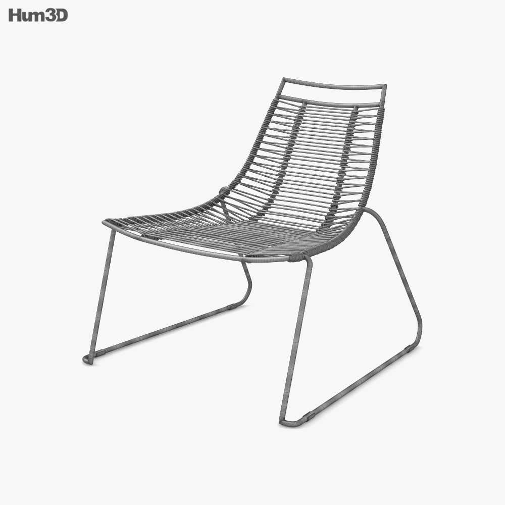 BoConcept Elba Lounge chair 3D model - Download in MAX, OBJ, FBX, C4D