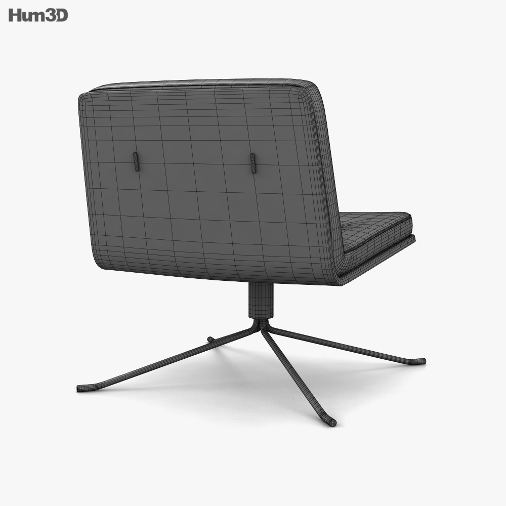 Bolia Bullet Armchair 3D model - Download in MAX, OBJ, FBX, C4D