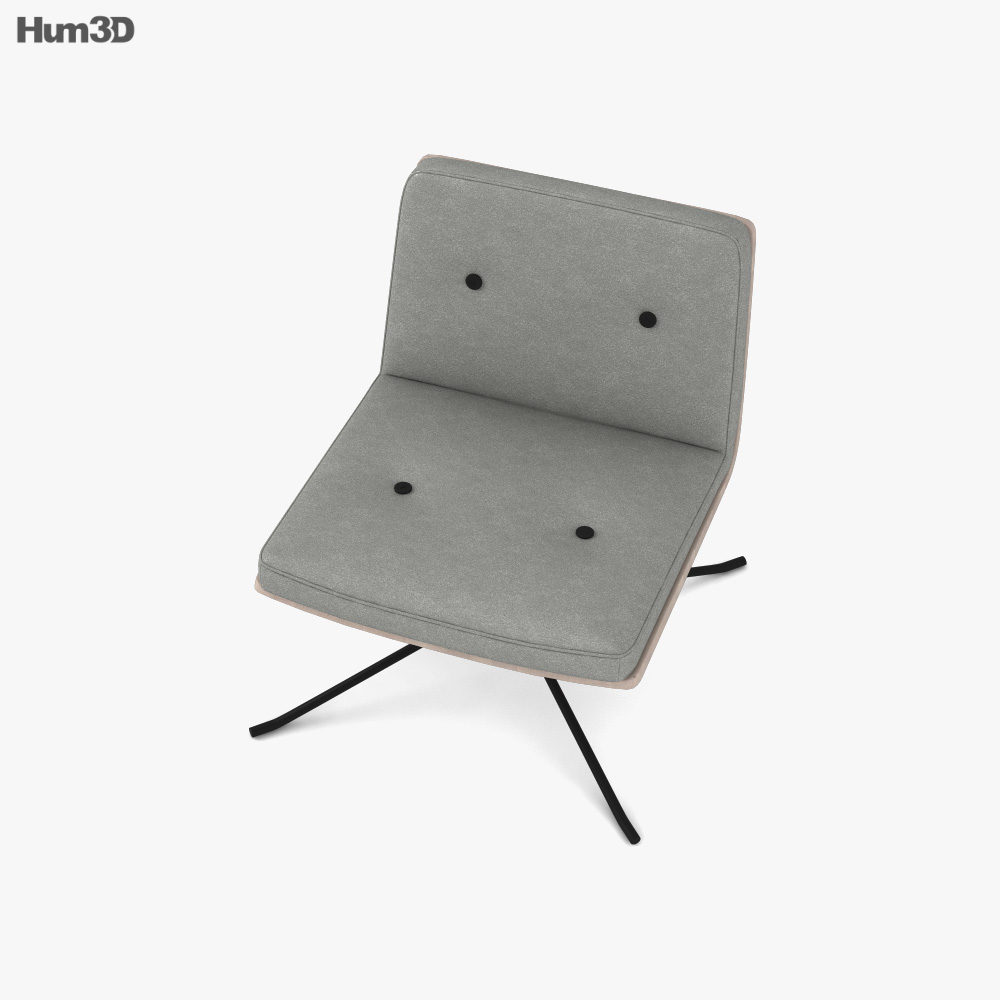 Bolia Bullet Armchair 3D model - Download in MAX, OBJ, FBX, C4D