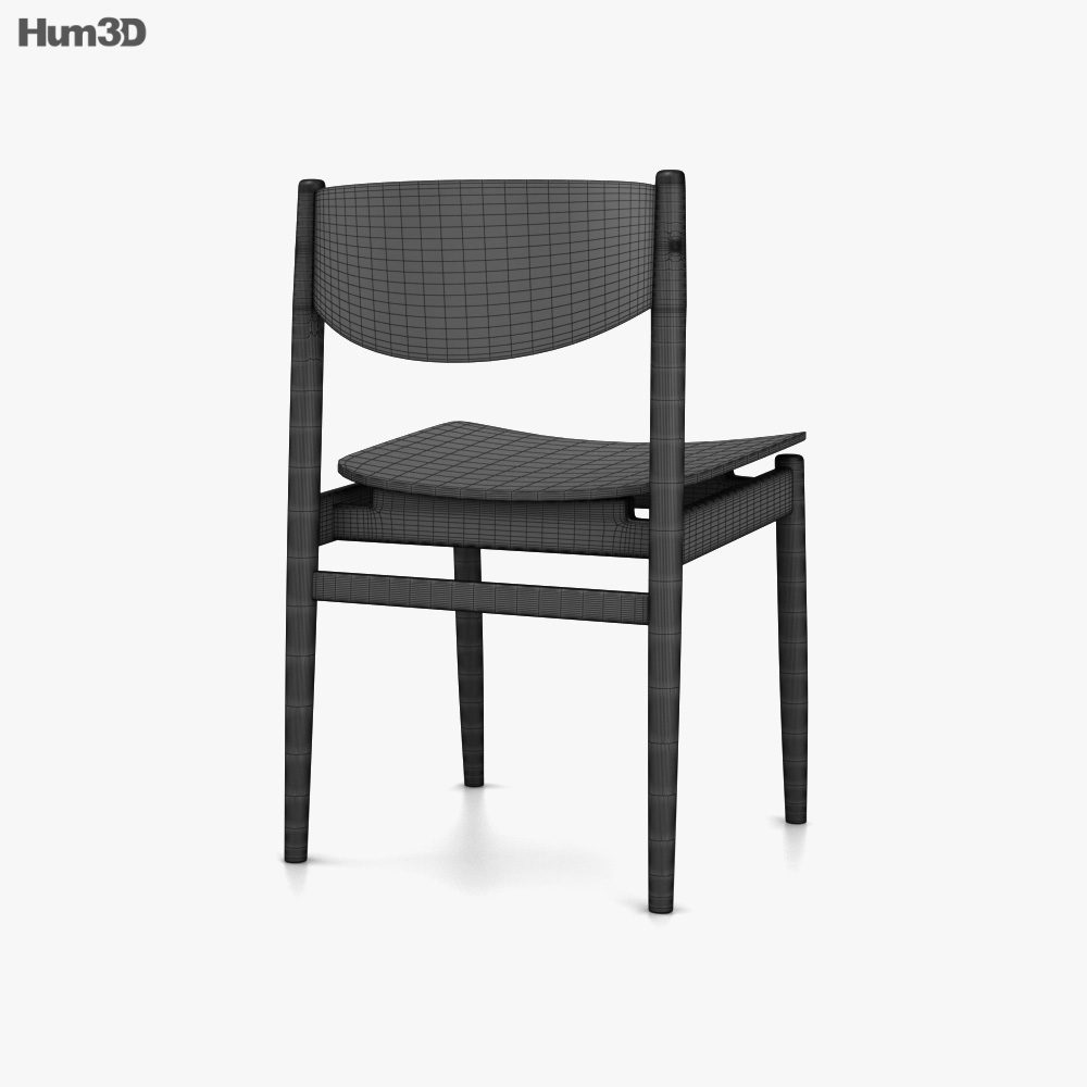 Bolia Apelle Dining chair 3D model - Download in MAX, OBJ, FBX, C4D