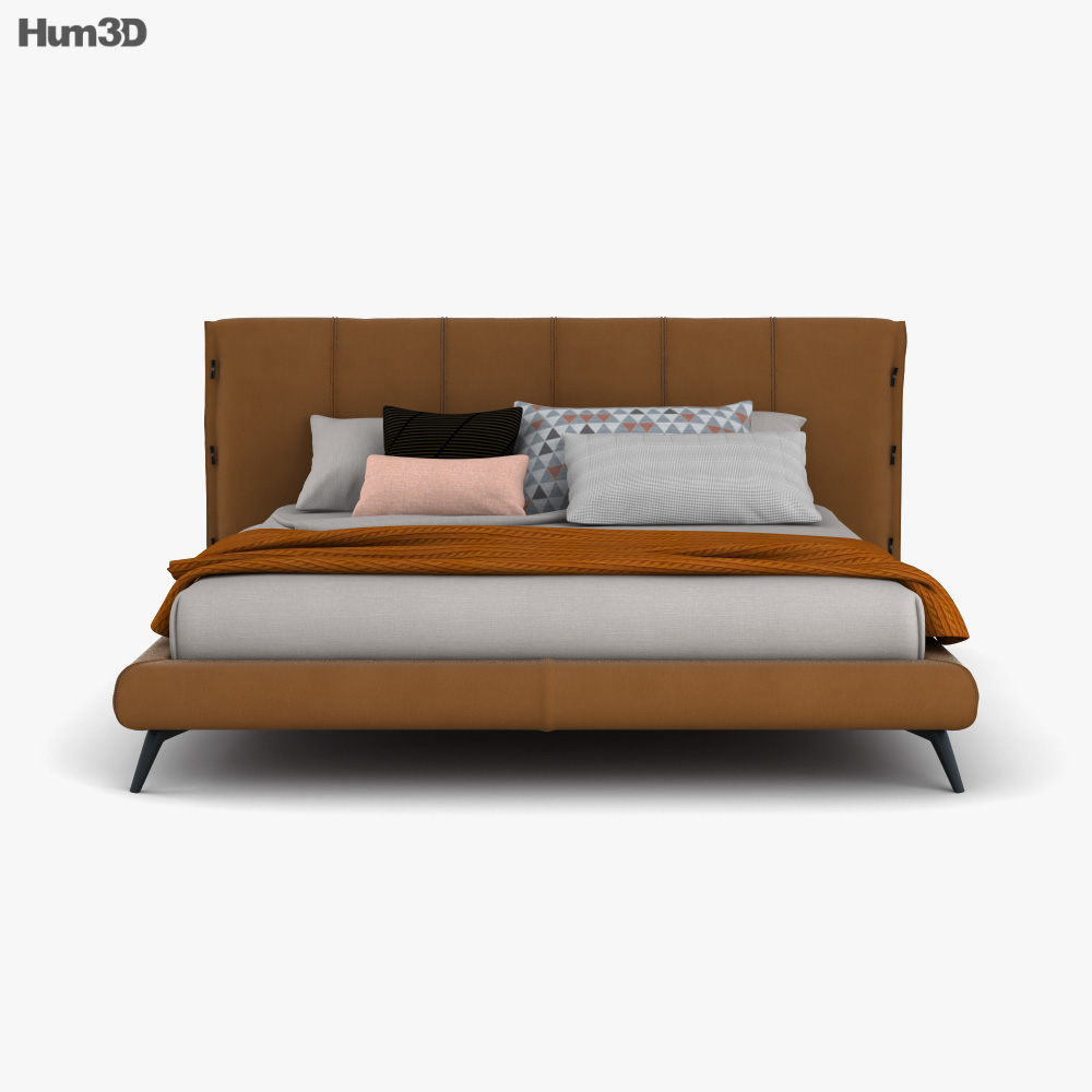 Bonaldo Cuff Bed 3D model - Download in MAX, OBJ, FBX, C4D