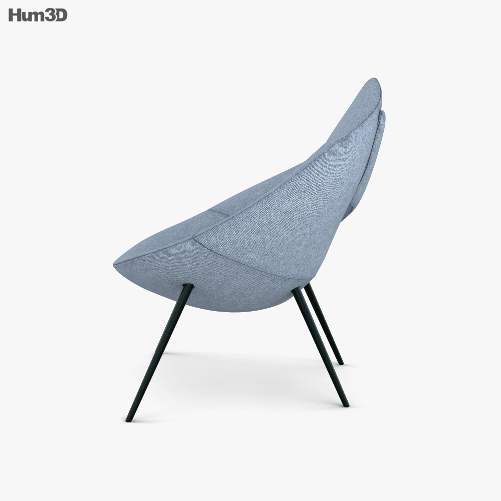 Bonaldo Lock Armchair 3D model - Download in MAX, OBJ, FBX, C4D