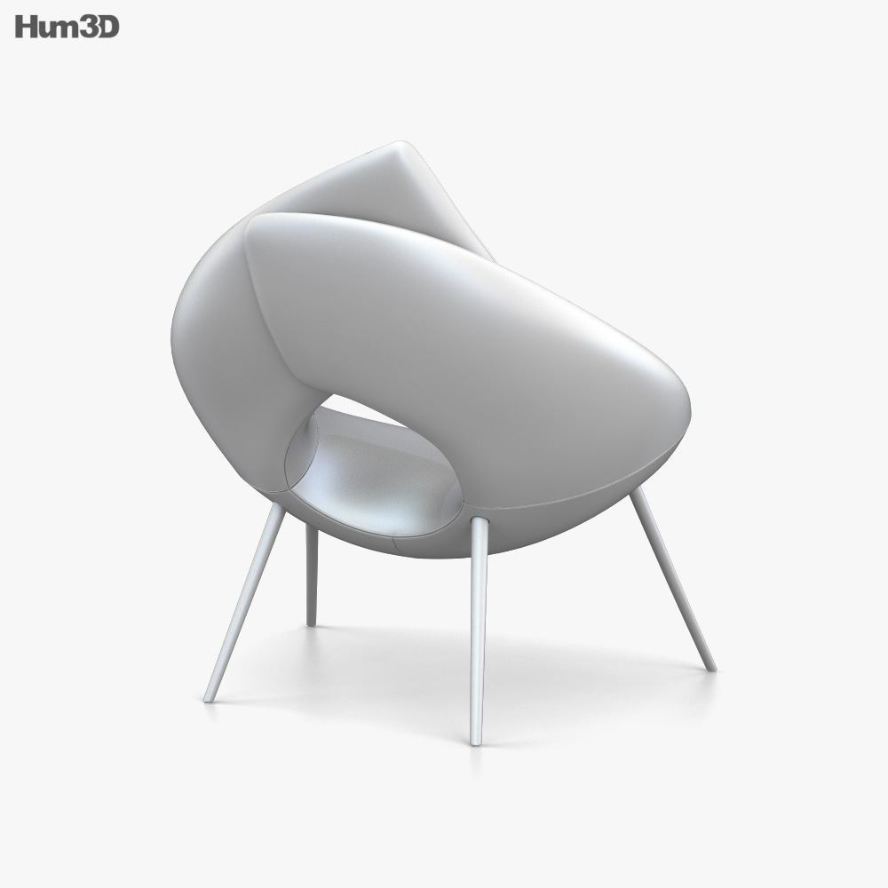 Bonaldo Lock Armchair 3D model - Download in MAX, OBJ, FBX, C4D