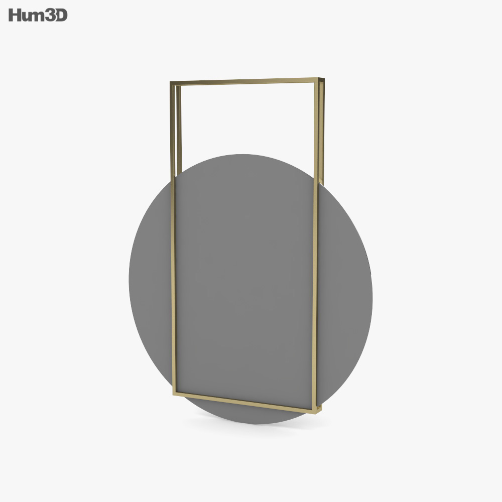 CB2 Pendulum Wall mirror 3D model - Download in MAX, OBJ, FBX, C4D