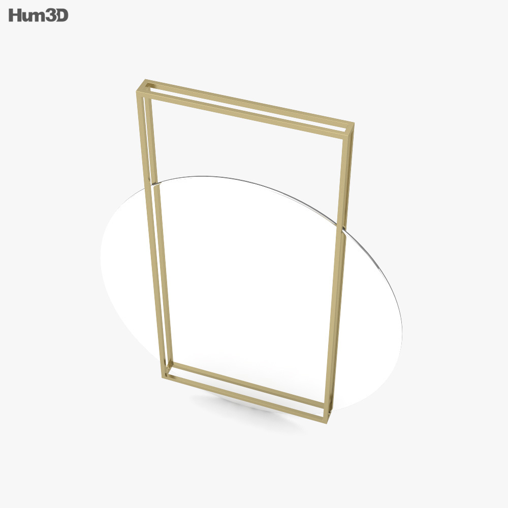 CB2 Pendulum Wall mirror 3D model - Download in MAX, OBJ, FBX, C4D