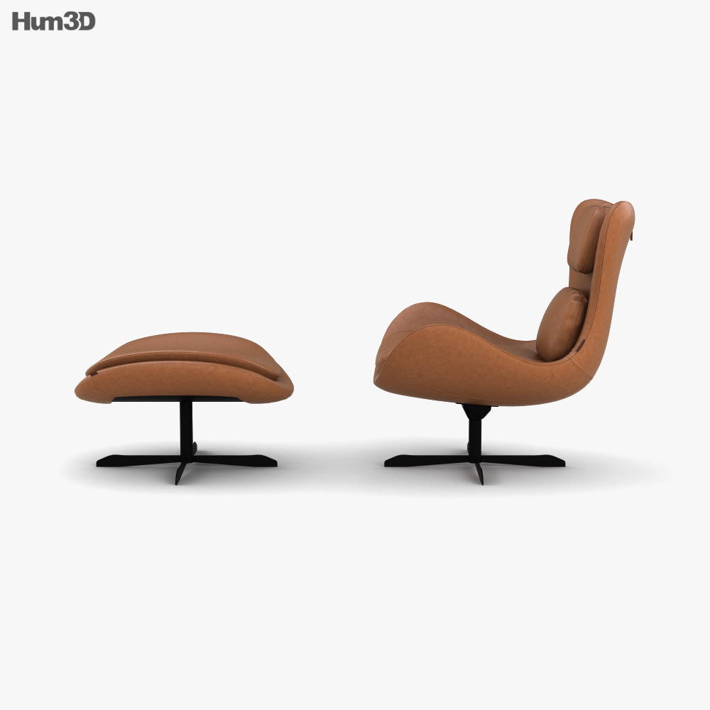 Calligaris Lazy Armchair 3D model - Download in MAX, OBJ, FBX, C4D