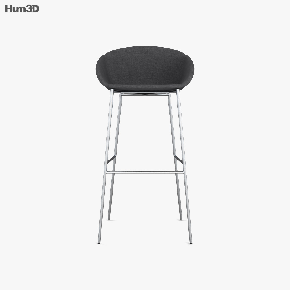 Calligaris Love High Bar stool 3D model - Download in MAX, OBJ, FBX, C4D