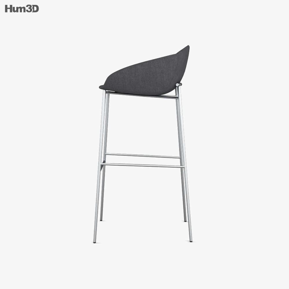 Calligaris Love High Bar stool 3D model - Download in MAX, OBJ, FBX, C4D