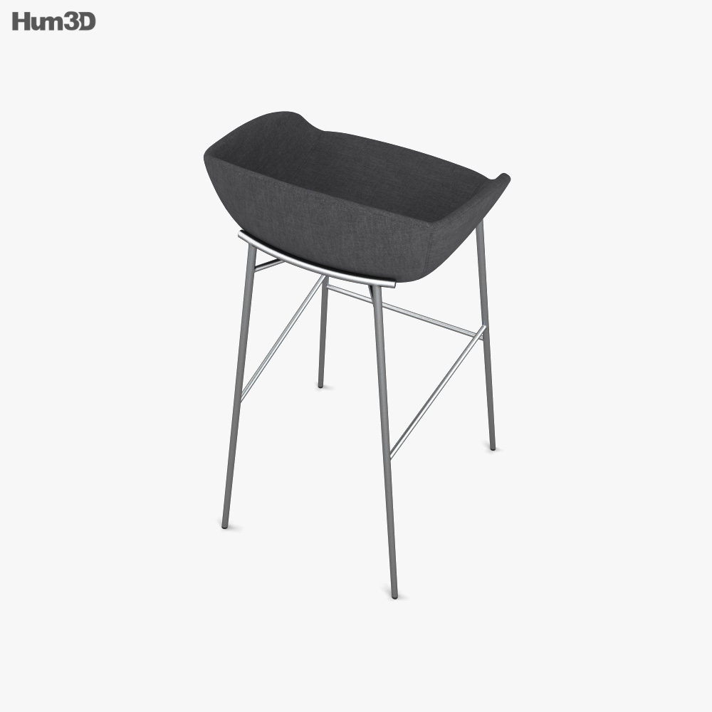Calligaris Love High Bar stool 3D model - Download in MAX, OBJ, FBX, C4D
