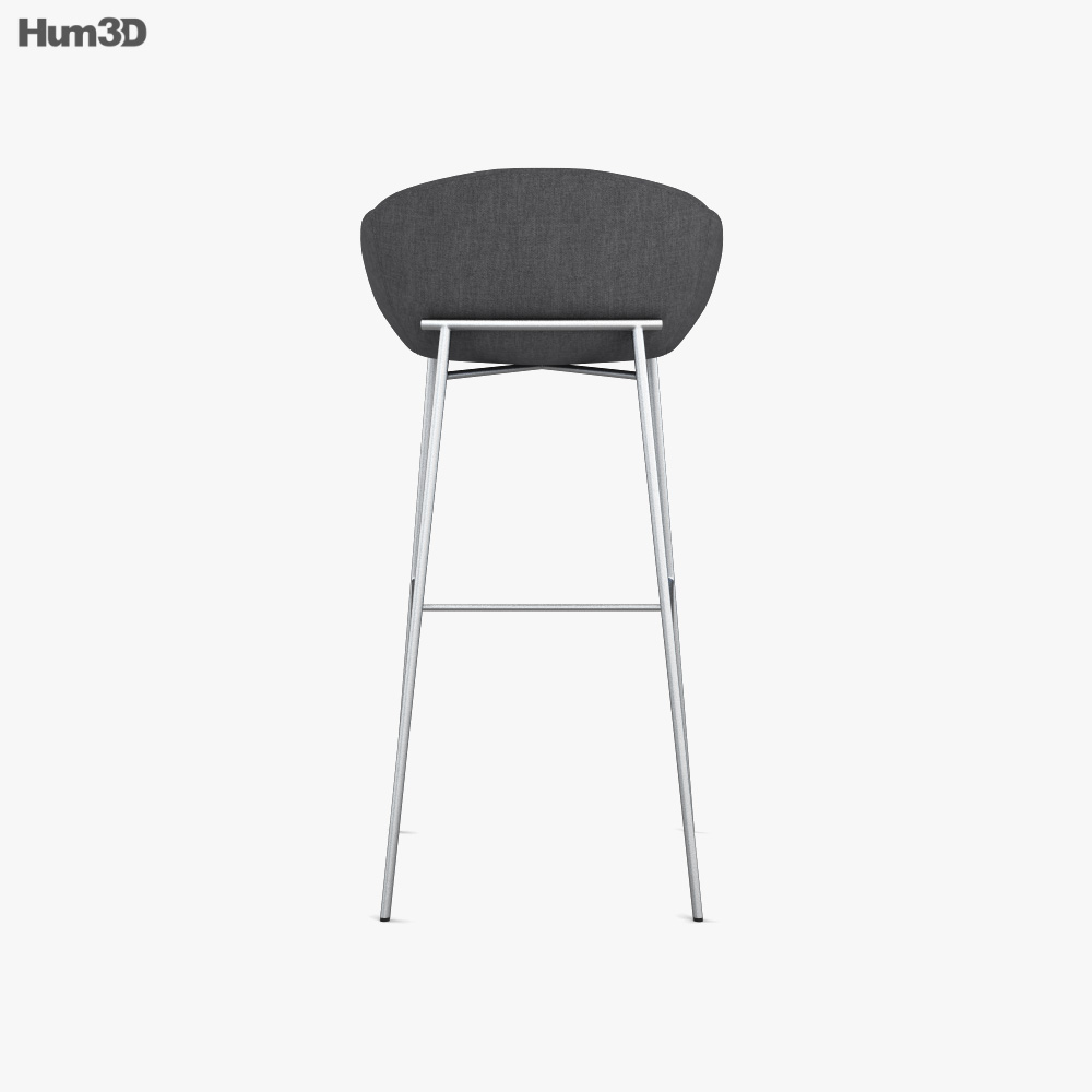 Calligaris Love High Bar stool 3D model - Download in MAX, OBJ, FBX, C4D