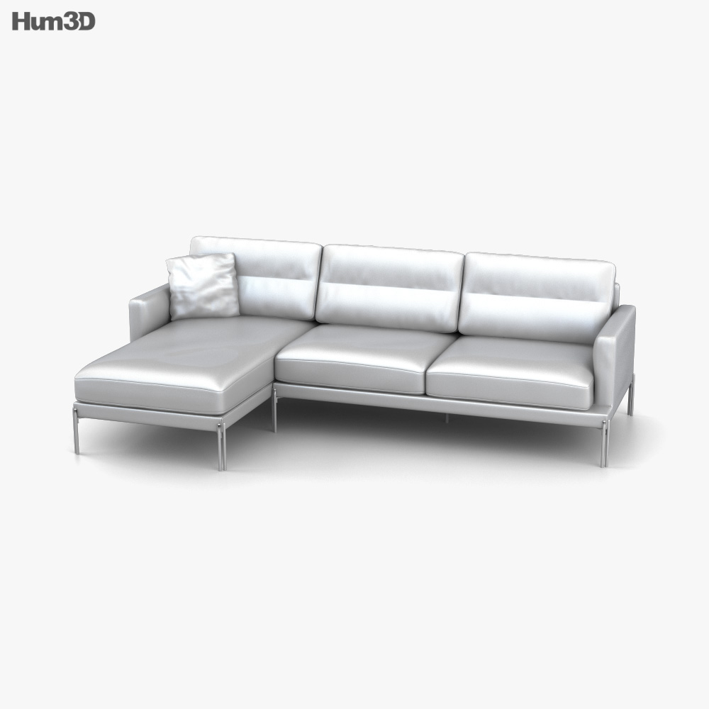 Calligaris Twin Contemporary Sofa 3D model - Download in MAX, OBJ, FBX, C4D