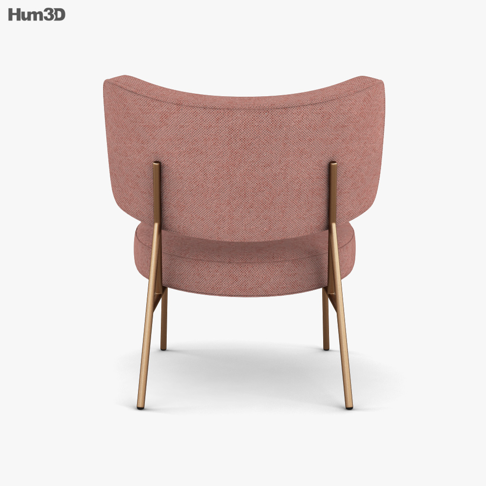 Calligaris Coco Lounge chair 3D model - Download in MAX, OBJ, FBX, C4D