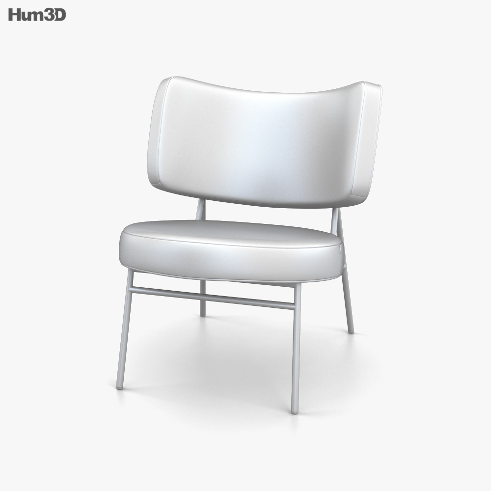 Calligaris Coco Lounge chair 3D model - Download in MAX, OBJ, FBX, C4D