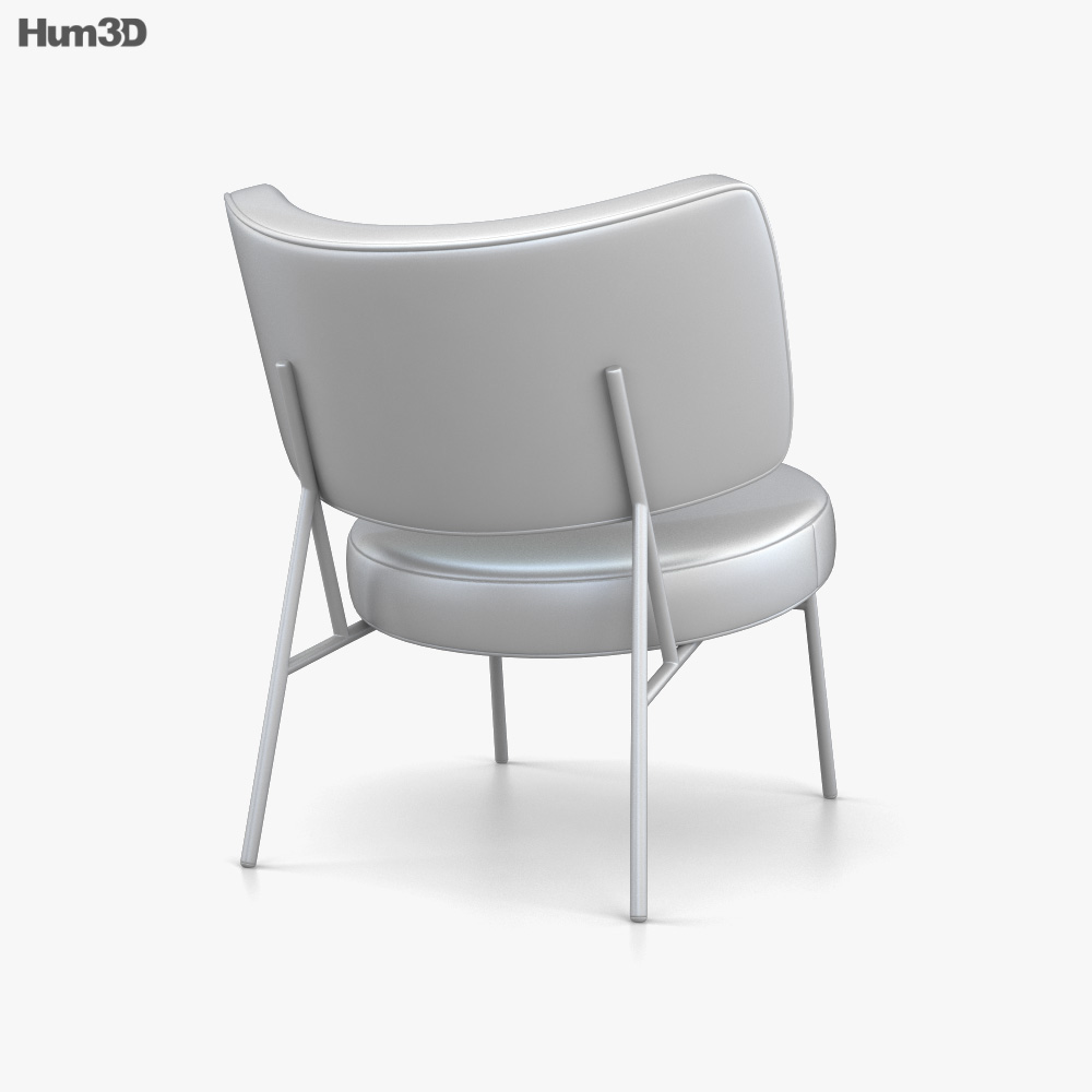 Calligaris Coco Lounge chair 3D model - Download in MAX, OBJ, FBX, C4D