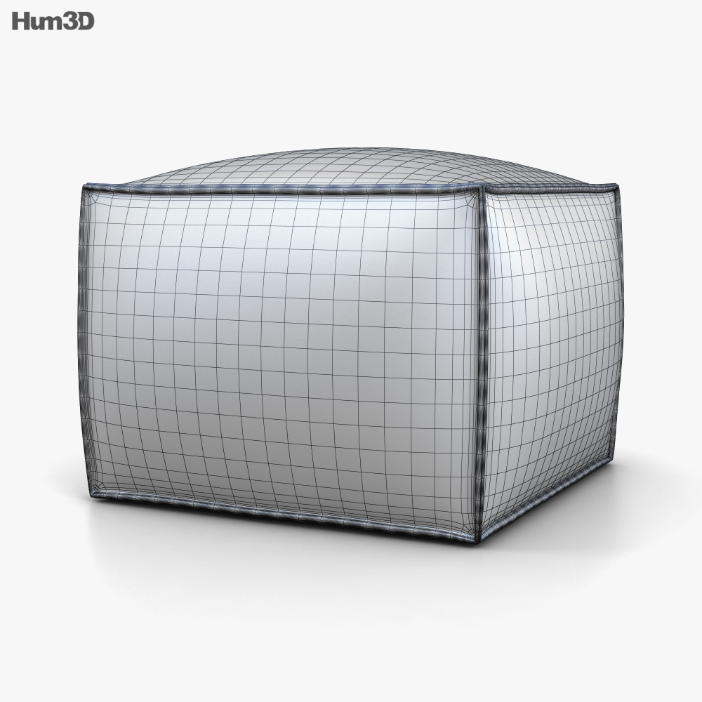 Calligaris Soap Ottoman 3D model - Download in MAX, OBJ, FBX, C4D