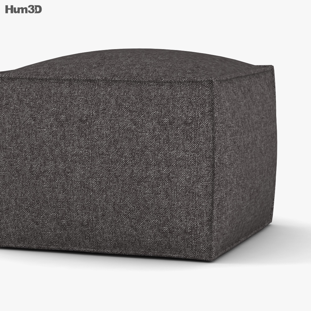 Calligaris Soap Ottoman 3D model - Download in MAX, OBJ, FBX, C4D