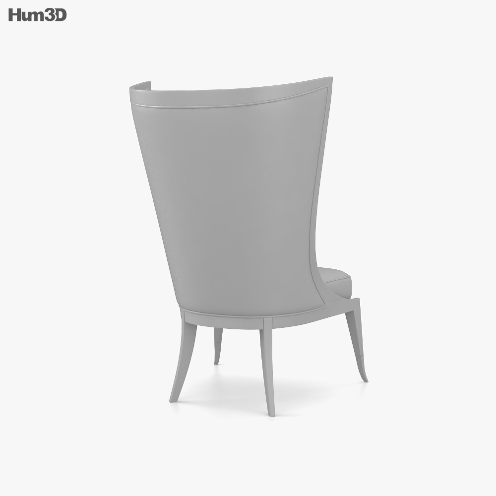 Caracole Pop Your Collar Chair 3D model - Download in MAX, OBJ, FBX, C4D