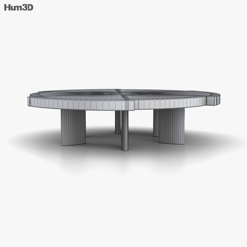 Cassina Rio Table 3D model - Download in MAX, OBJ, FBX, C4D