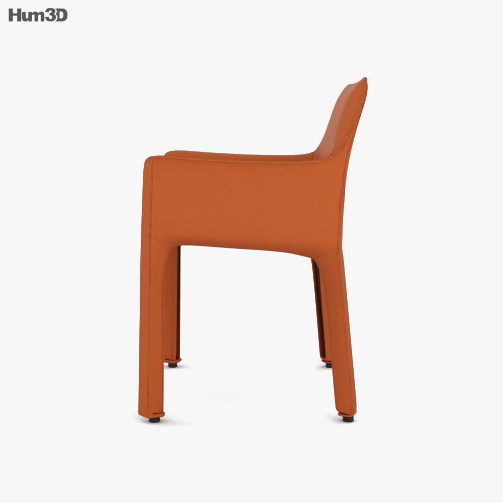 Cassina Cab 413 Chair 3D model - Download in MAX, OBJ, FBX, C4D