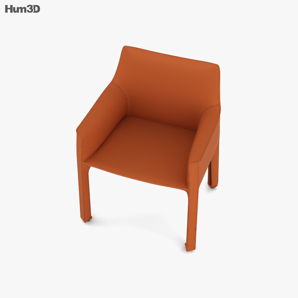 Cassina Cab 413 Chair 3D model - Download in MAX, OBJ, FBX, C4D