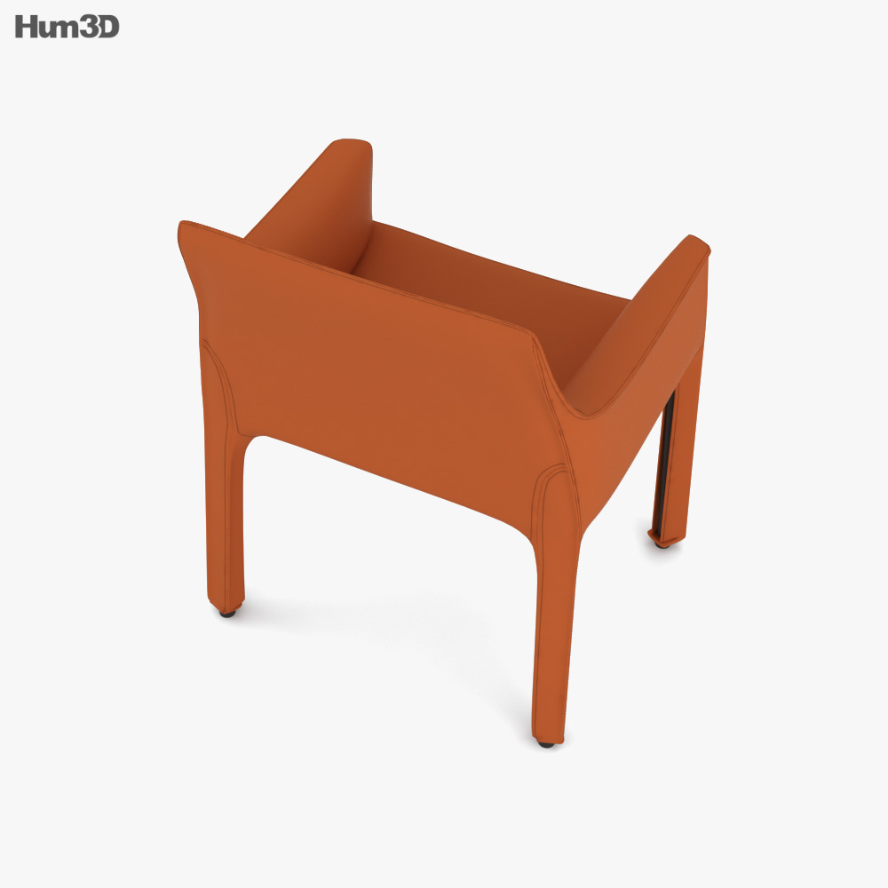 Cassina Cab 413 Chair 3D model - Download in MAX, OBJ, FBX, C4D