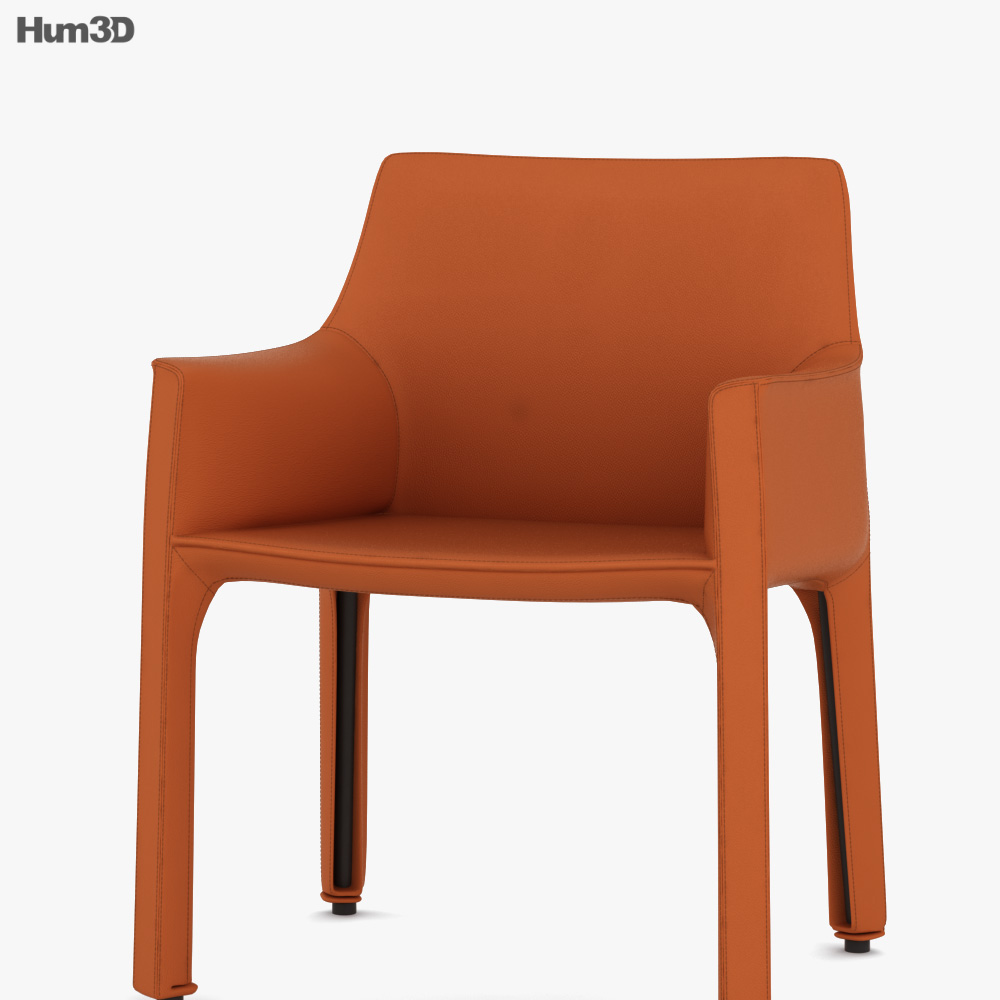 Cassina Cab 413 Chair 3D model - Download in MAX, OBJ, FBX, C4D