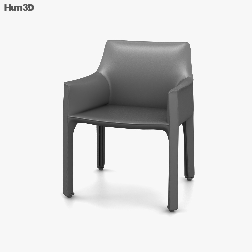 Cassina Cab 413 Chair 3D model - Download in MAX, OBJ, FBX, C4D