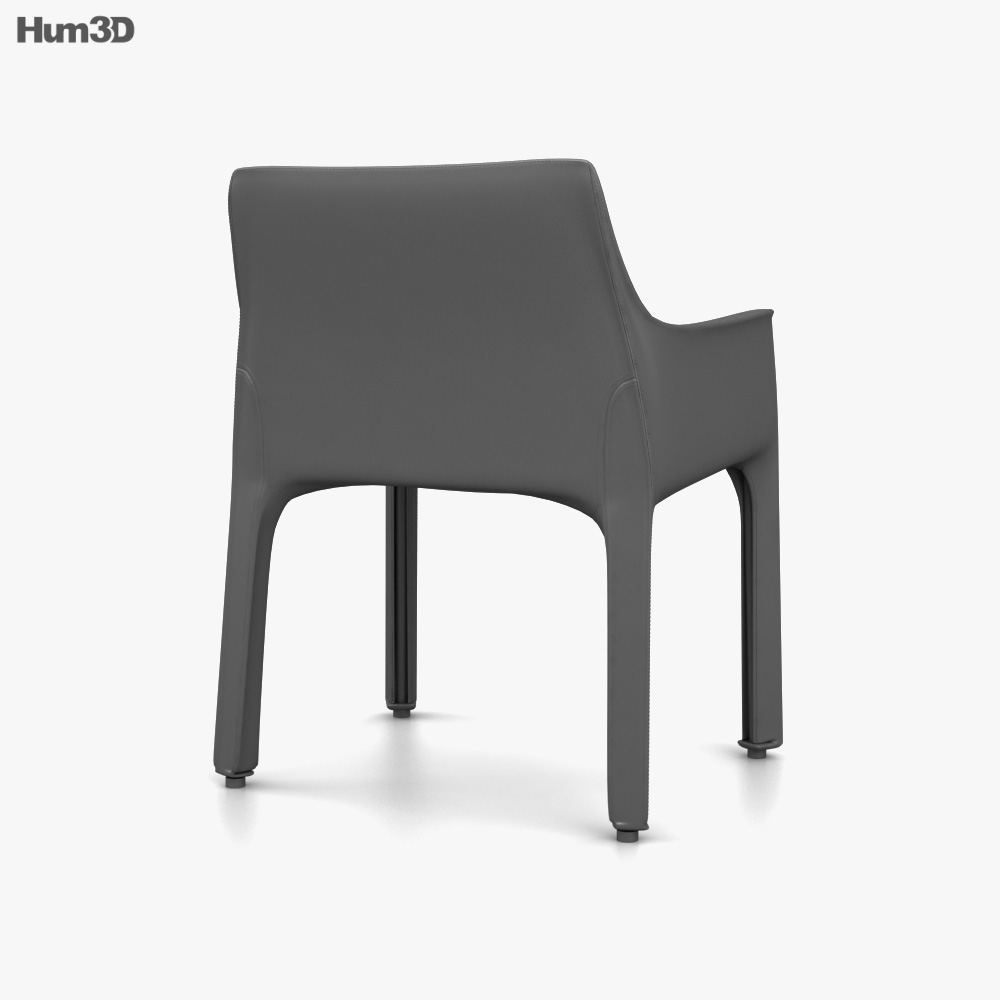 Cassina Cab 413 Chair 3D model - Download in MAX, OBJ, FBX, C4D