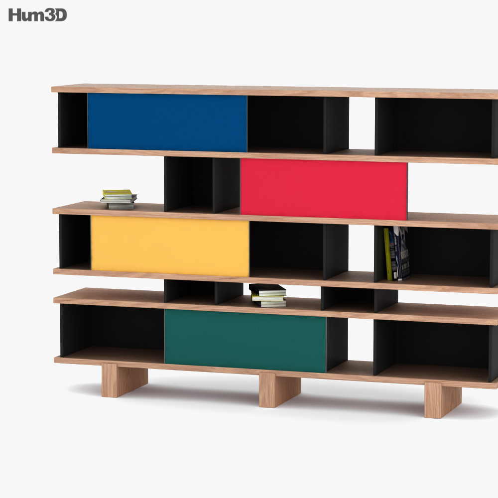 Cassina Nuage Shelf 3d Model Download In Max Obj Fbx C4d