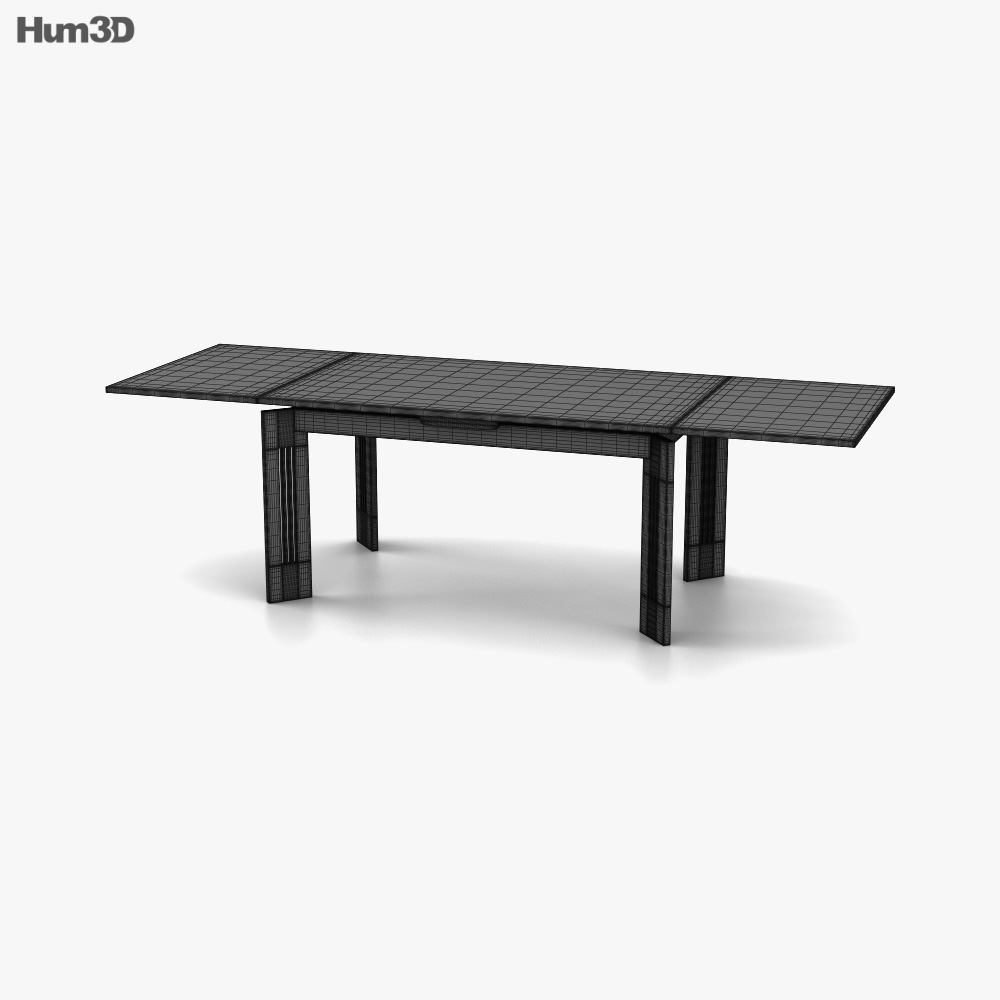 Cassina Berlino Table 3D model - Download in MAX, OBJ, FBX, C4D
