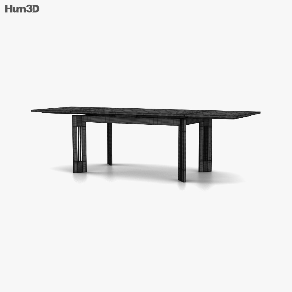 Cassina Berlino Table 3D model - Download in MAX, OBJ, FBX, C4D