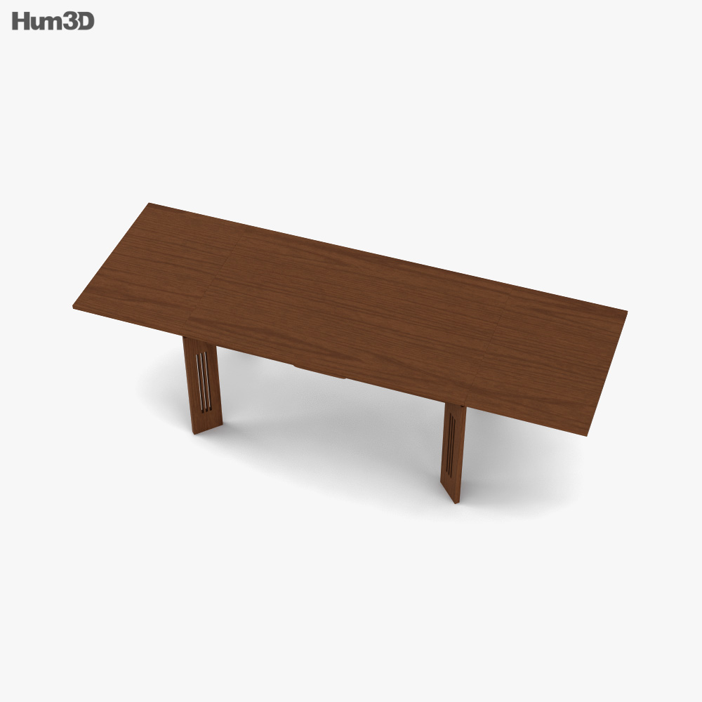 Cassina Berlino Table 3D model - Download in MAX, OBJ, FBX, C4D