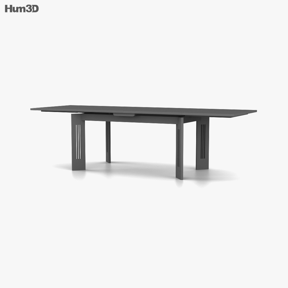 Cassina Berlino Table 3D model - Download in MAX, OBJ, FBX, C4D